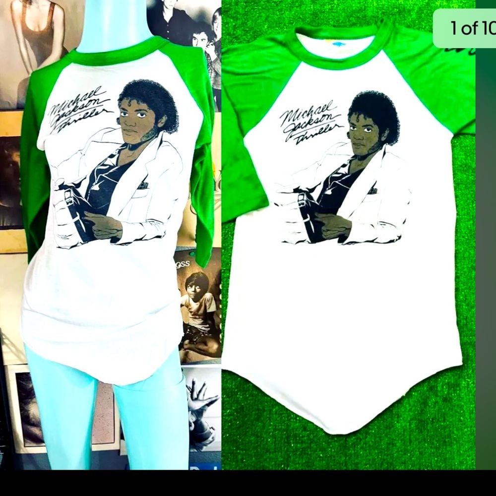 Rare Vintage 1984 Michael Jackson Thriller Concert Ba… - Gem